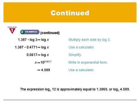 Exponential And Logarithmic Equations Solving Logarithmic
