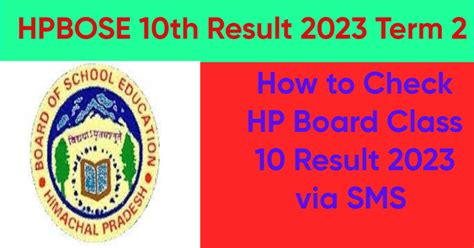 Hpbose 10th Result 2023 Term 2 Result 2023 Term 2