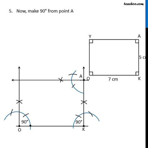 Question Iv Construct Rectangle OKAY OK Cm KA Cm