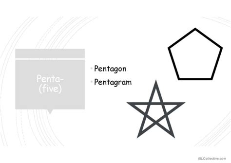 Numerical Prefixes General Vocabular English Esl Powerpoints