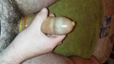Cumming In A Yellow Condom