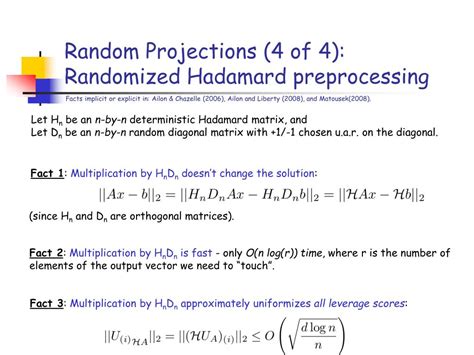Ppt Randomized Algorithms For Matrices Theory And Practice Powerpoint