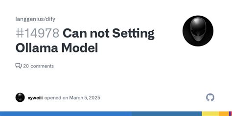 Can Not Setting Ollama Model · Issue 14978 · Langgeniusdify · Github