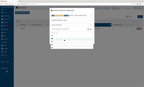 Restore File Long Filenames Not Displayed Correctly Xcp Ng And Xo Forum