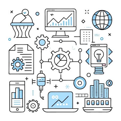 Optimize Business Processes For Growth With Data Premium Ai Generated Vector