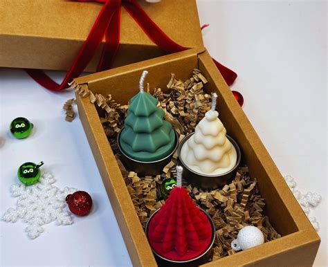 Mini Christmas Tree Candle T Box Christmas Personalized Candle Box