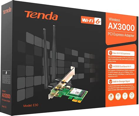 Tenda E Ax Wi Fi Bluetooth Pcie Wireless Adapter Perfect Match With Windows Lazada