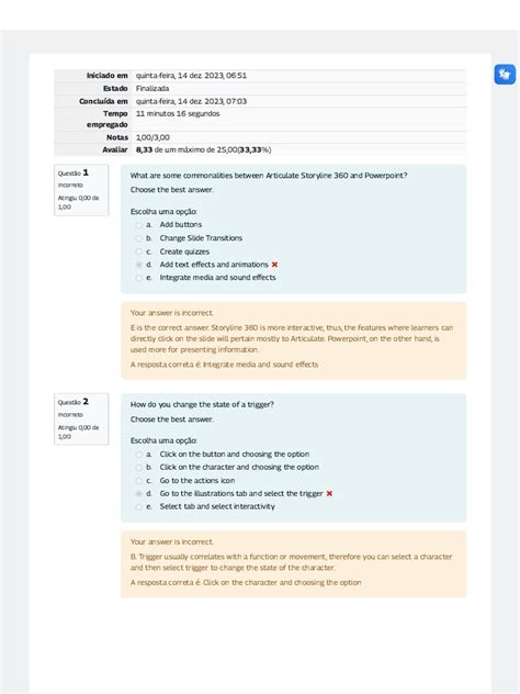 Learning Assessment Exercise Module 4 Revisão Da Tentativa Pdf
