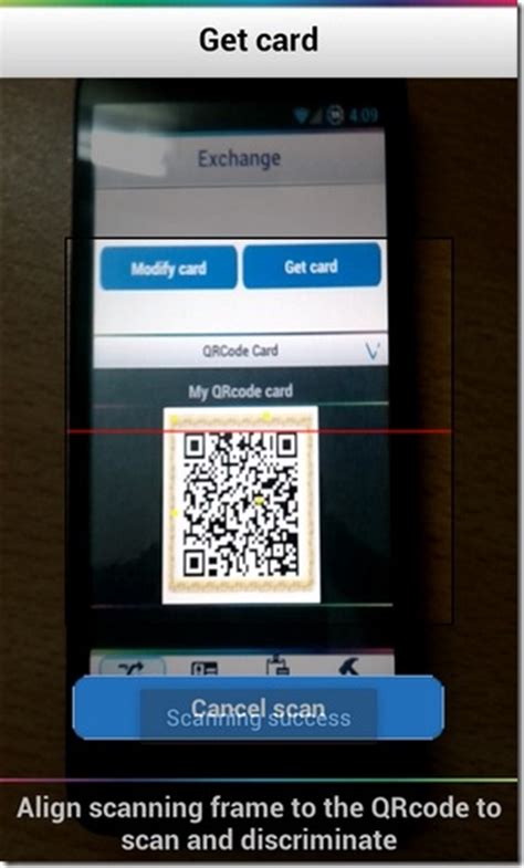 CardBox Create Scan Store QR Code Based Contact Cards Android