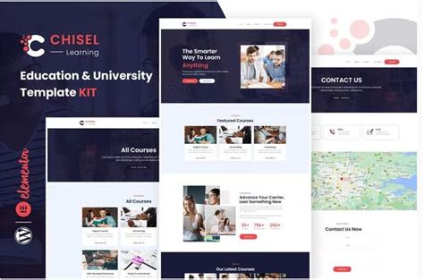 Chisel Education And University Elementor Template Kit Download