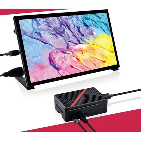 52pi Armor Lite V5 Abs Enclosure For Raspberry Pi 5 W Cooling Black Robotshop