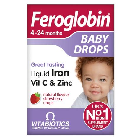 Vitabiotics Feroglobin Drops 4x30ml
