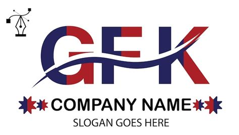 Premium Vector Gfk Letter Logo