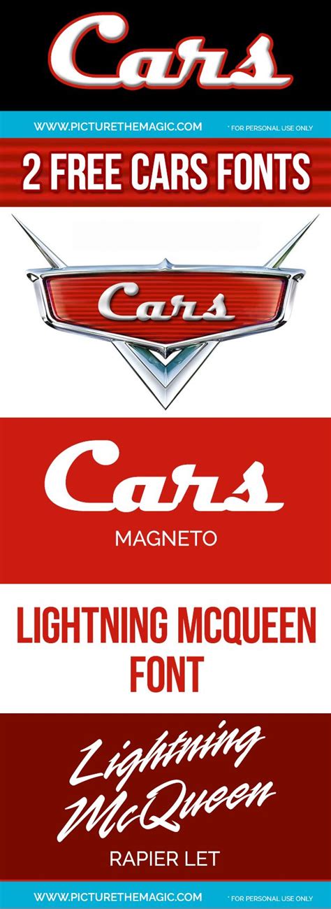 Free Cars Font Download This Disney Cars Font From The Cars Movie