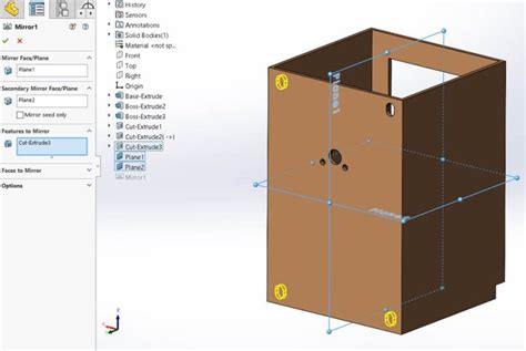 How To Use SOLIDWORKS Mirror Tools