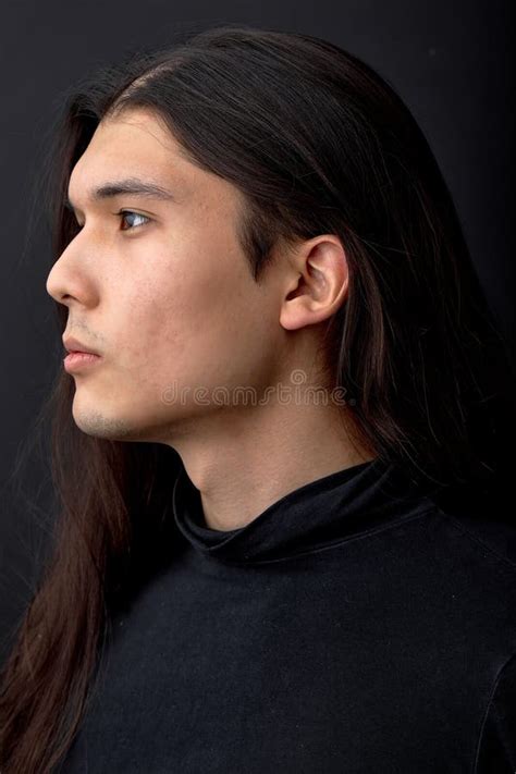 Straight Hair Side View