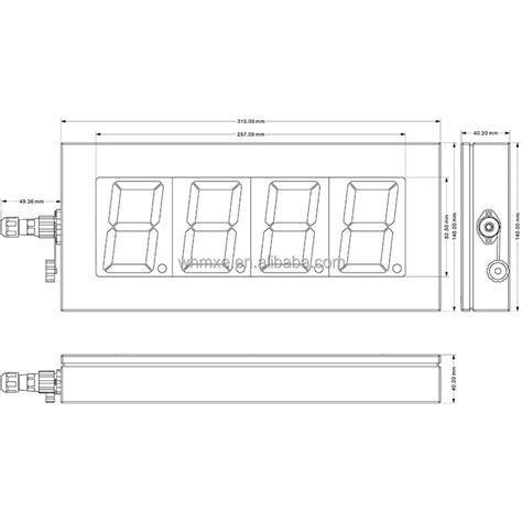 High Quality Ip68 Industrial Modbus Protocol Analog Signal Input Led