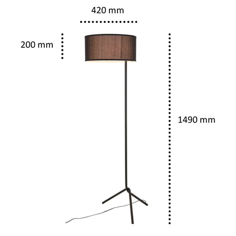 Lanten Floor Lamp Black Ufl Lanten Blkab