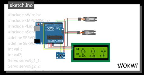 Gyro02 Wokwi Esp32 Stm32 Arduino Simulator