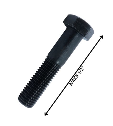 Perno Hexagonal Grado 2 Hilo Cte 34 X 312 Negro Socodimacl