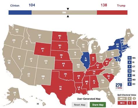 Electoral College Map 2013