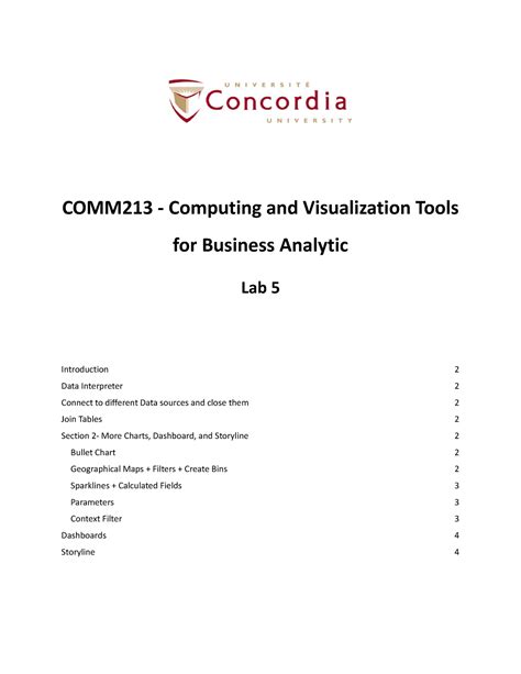 Lab 5 Instruction Lab 5 Comm213 Computing And Visualization