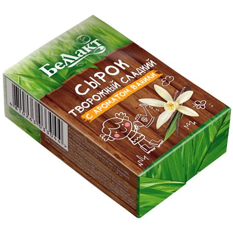 Сырок творожный «Беллакт сладкий с ароматом ванили 7 100 г купить в Минске недорого в