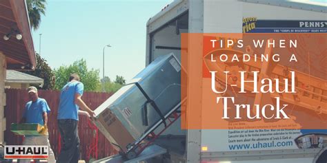 Tips When Loading A U Haul Truck Moving Insider