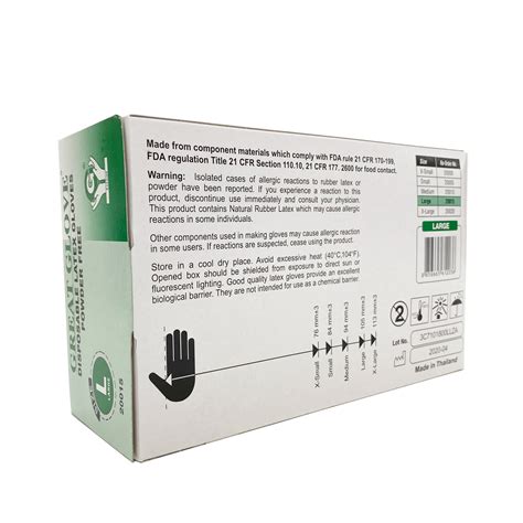 Great Glove Latex Powder Free Gloves 4 5 Mil 1000 Pieces S M L Xl