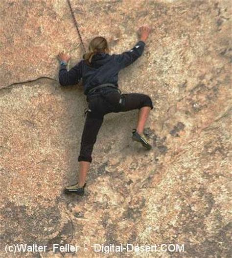 Rock Climbing At Joshua Tree