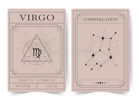 Virgo Tarot Cards Stock Illustrations 124 Virgo Tarot Cards Stock