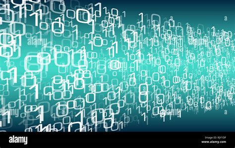 Cyber Security Of Big Data Binary Code Algorithm Vector Conception