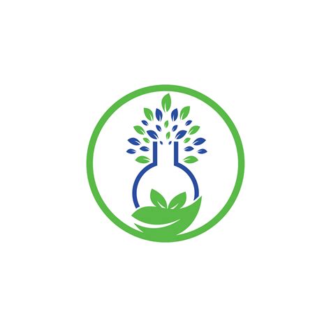 Lab Tree Logo Green Lab Vector Logo Design Leaf And Lab Bottle Logo Lab Tree Logo Green Lab Vector Logo Design Leaf And Lab Bottle Logo