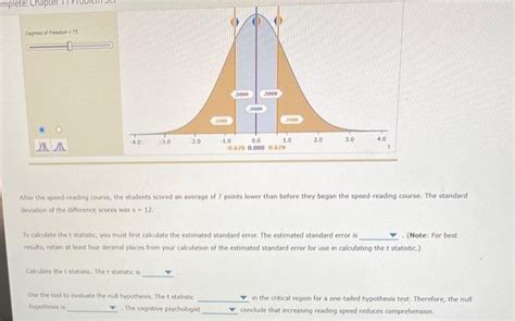 Solved 8 A One Tailed Hypothesis Test For A