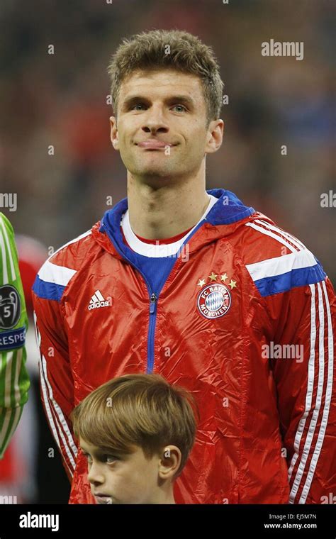Munchen Germany 11th Mar 2015 Thomas Muller Bayern Football