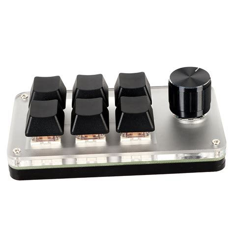 Teclado Mecánico Interruptor Rojo Teclado Macro Teclado Macro Teclado Macro Con Perilla