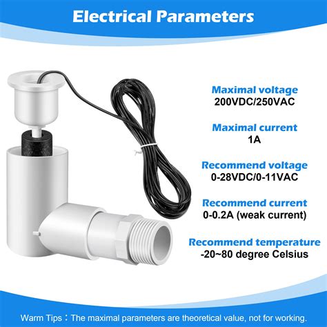 Snapklik Com Pack SS Float Switch For Easy Installation AC Float Switch