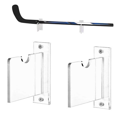 Hockey Stick Display Stand Acrylic Wall Mount Clea Grandado