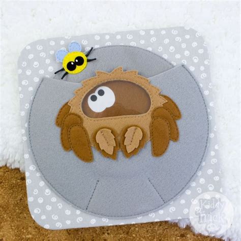 Felt Spider Quiet Book Page Sewing Pattern Inspire Uplift