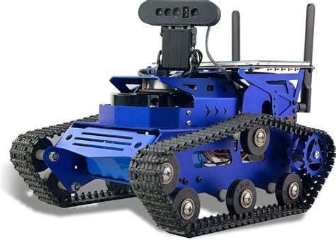 Jetson Nano Ai Vision Robot Kit With Lidar Ros2 Mapping Navigation Obs