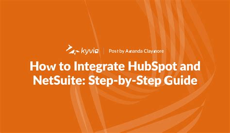 Hubspot Integration With Netsuite Skyvia Blog