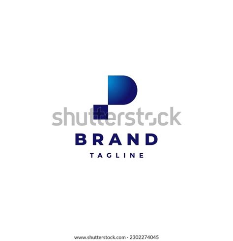 초기 글자 P 로고 디자인 픽셀 스톡 벡터로열티 프리 2302274045 Shutterstock
