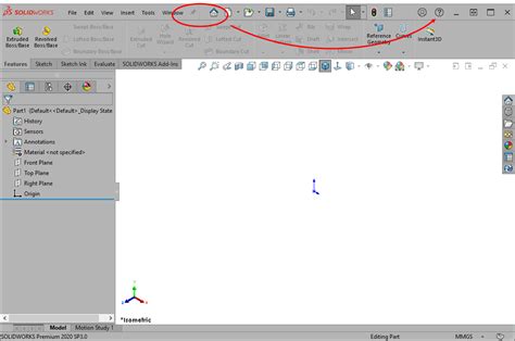 Solidworks Where Is My Help Menu And Quick Access Tools