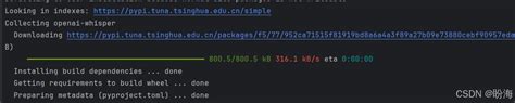 安装openai Whisper 失败pip Install Openai Whisper Csdn博客