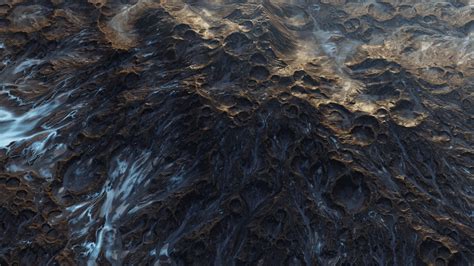 Artstation Alien Landscape Vol2 30 Terrain Meshdisplacement Map
