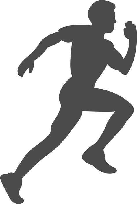 The Man Running Silhouette PNG 22102534 PNG