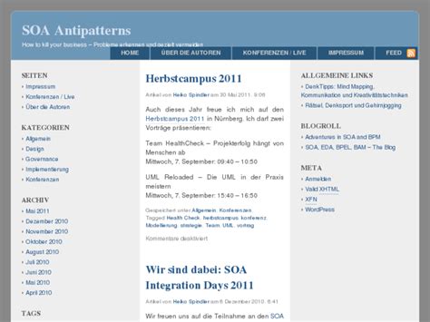 Soa Antipatterns De Soa Antipattern De