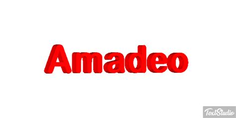 Amadeo Nombre Diseños De Logotipos  Animados