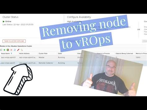 How To Remove Node From VROps Virtual Building Blocks