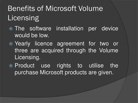 Ppt What Is Microsoft Volume Licensing And Its Benefits Powerpoint Presentation Id 7747897